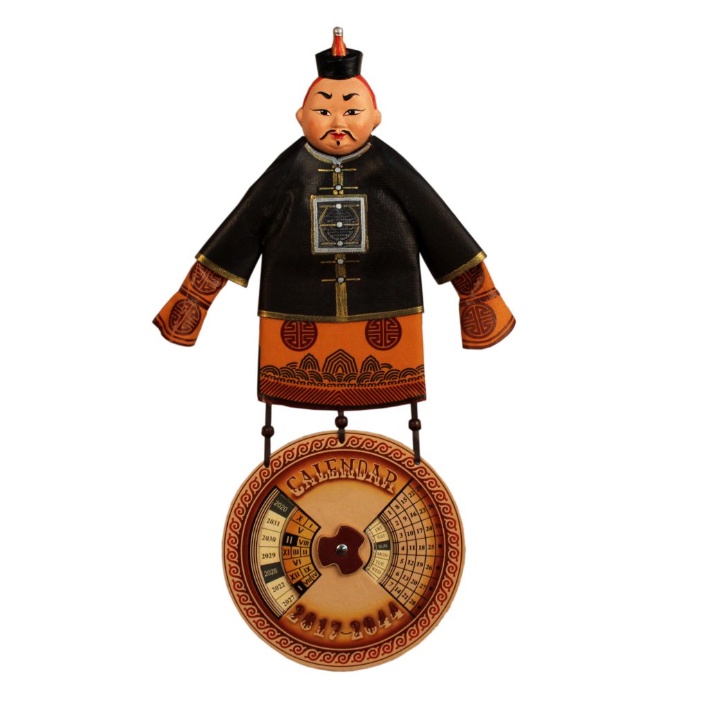 King doll with calendar - Montulga Co., LTD